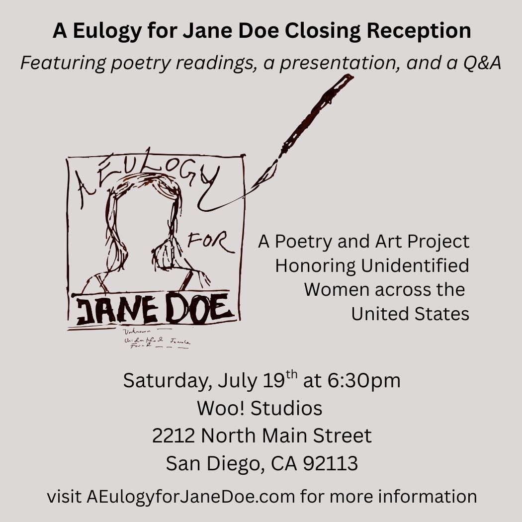 A Eulogy for Jane Doe: Poetry and art project | Human Rights Practice